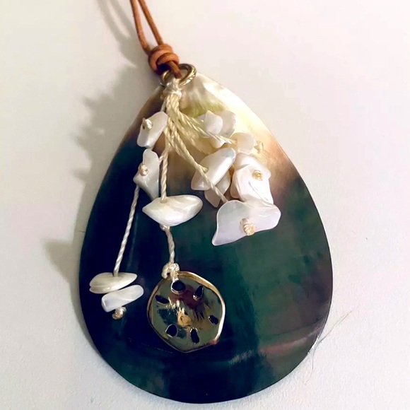 J. Jill | Jewelry | J Jill Abalone Shell Necklace Nwt | Poshmark